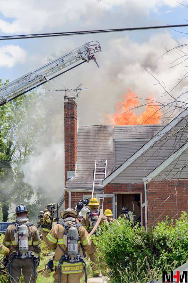 Truck Works Landover Hills House Fire - Hyattsville Volunteer Fire ...