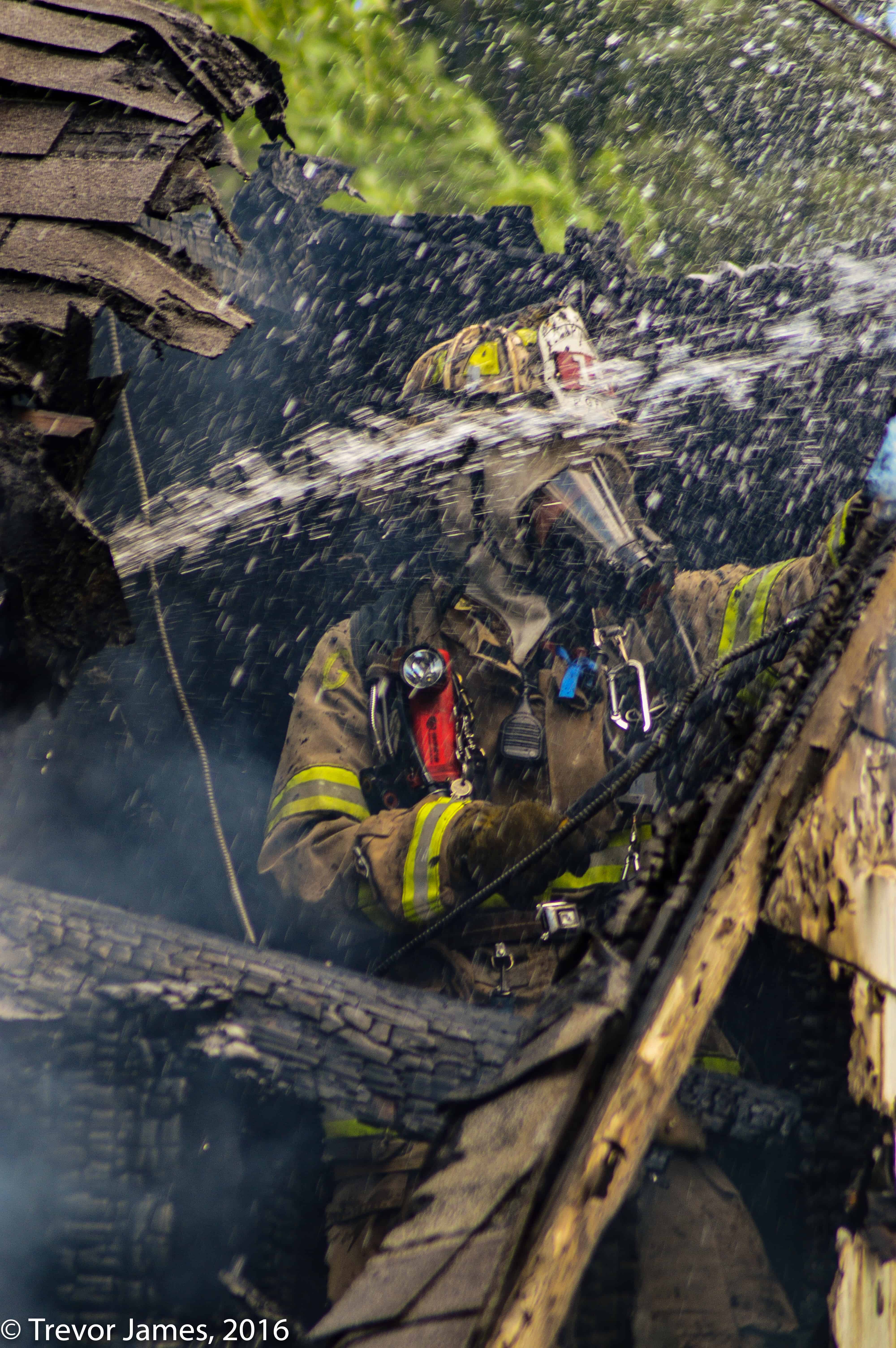 Truck Works Landover Hills House Fire - Hyattsville Volunteer Fire ...