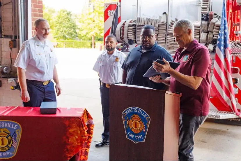 Department Bids Farewell to Fire Chief Ryan Pidgeon - Hyattsville ...
